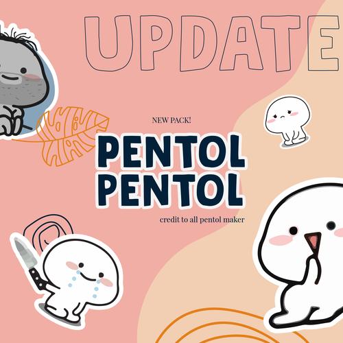 Jual Pentol-Pentol Sticker Pack - Vol. 2, Normal - Kota Depok - Stciker ...