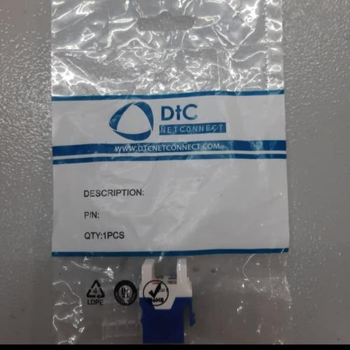 Jual DTC Modular Jack Cat.6 RJ45 Original - Jakarta Pusat - Electric ...