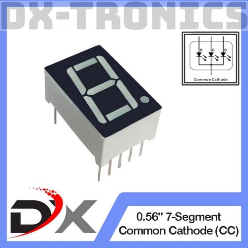 Jual LED 7 Segment 0.56" Display 0.56 inch Segmen Common Cathode CC ...