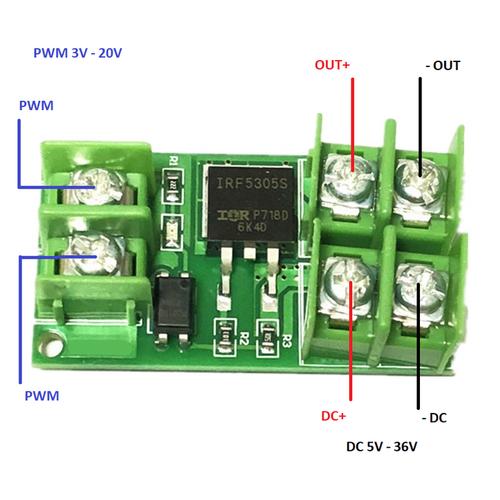 Jual High Power Mosfet Switch Relay PWM control isolatedoptocoupler ...