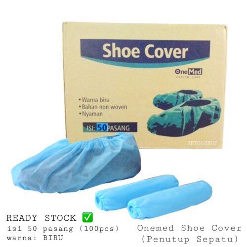 Jual SHOE COVER One Med Penutup Sepatu APD Alat Seragam Medis Onemed ...