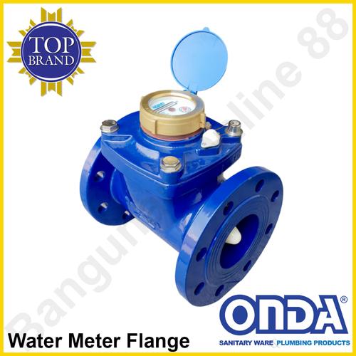 Jual Water Meter 4” inch Onda Meteran Air Flange Flow Meter - Kota ...