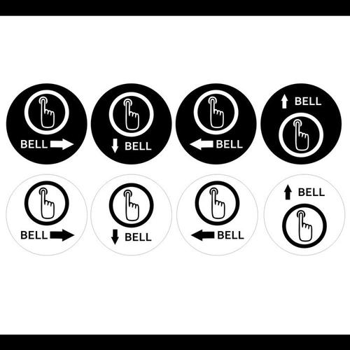 Jual pencet rumah bel sign board papan tanda akrilik 3mm bulat - Kota ...