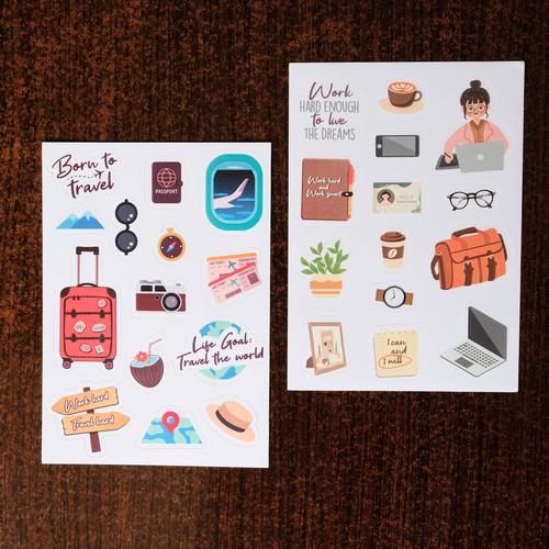 Jual Waterproof Sticker Set A6 (Kiss Cut) - Kota Bekasi - Cerita Media ...