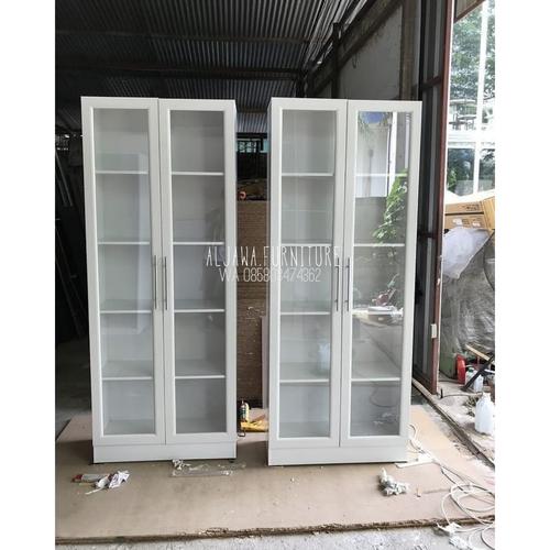 Jual almari pajangan putih - almari display duco putih - Kab. Jepara ...