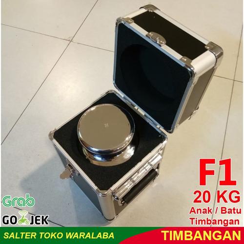 Jual Batu Timbangan Anak Timbangan Kalibrasi Bandul F2 20kg BOX ...