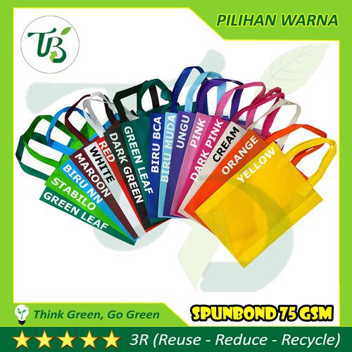 Jual Tas Spunbond Model BOX L 30 x 40 x 10cm goodie bag promosi ...