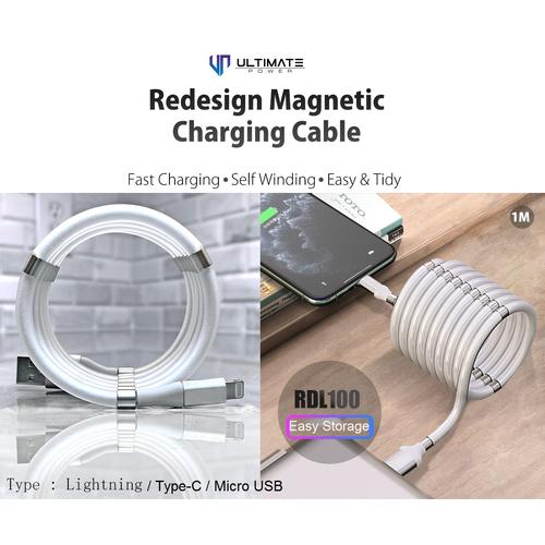 Promo PROMO Kabel Data Ultimate Redesign Magnetic Cable Self Winding ...