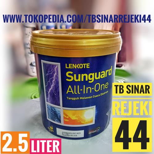 Jual LENKOTE SUNGUARD ALL IN ONE 2.5 LITER CAT TEMBOK EXTERIOR PREMIUM ...
