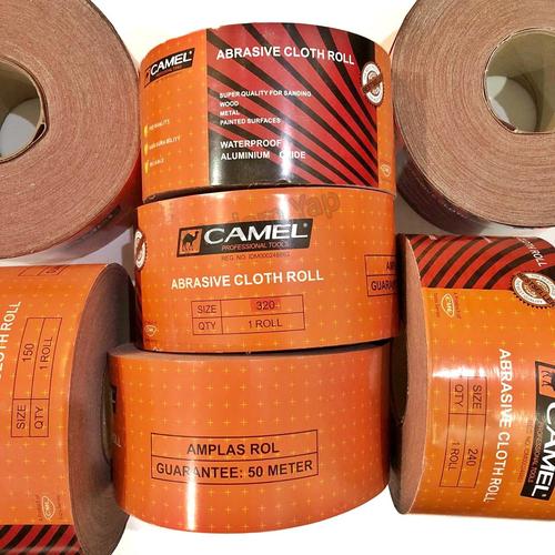 Jual Amplas Roll Meteran Kasar Sedang Halus 60 80 100 120 150 180 240 ...