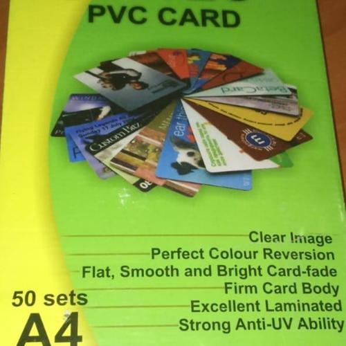 Jual pvc id card a4 - Kota Bandung - ky0 store | Tokopedia