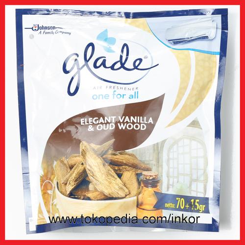 Jual GLADE ONE FOR ALL ELEGANT VANILLA OUD WOOD AIR FRESHENER POUCH ...