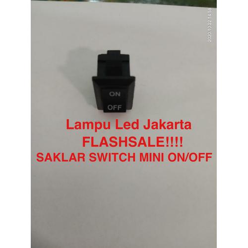 Jual Saklar / switch on off tipe mini hitam - Jakarta Pusat - Lampu Led ...