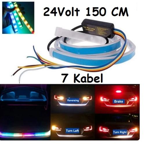 Jual LAMPU LED BAGASI BUS RGB LAMPU REM TRUK 24 VOLT RGB 150 cm 150cm ...