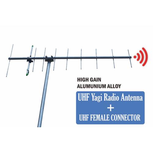 Jual Yagi UHF 10 Element Jarak Jauh HT RIG UHF Pengarah Antena High ...