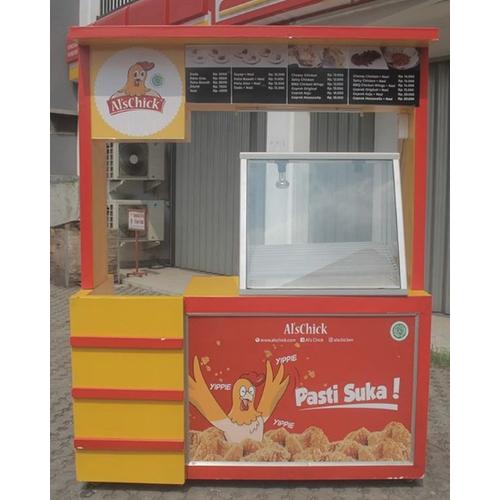 Jual Gerobak fried chicken besi full custom dan unik - Kota Tangerang ...