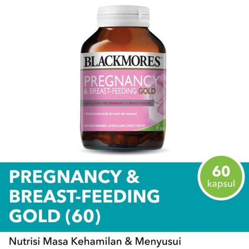 Jual Blackmores Pregnancy & Breast Feeding Gold Botol 60 Vitamin Ibu ...