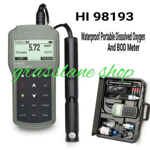 Jual Professional Waterproof DO and BOD Meter Hanna HI 98193 HI98193 ...