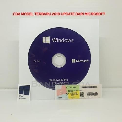 Jual windows 10 professional sticker win pro 10 stiker serial number ...