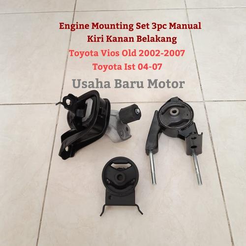 Jual Engine Mounting Monting Set 3pc Toyota Vios Old , Limo , Ist 04-07 ...