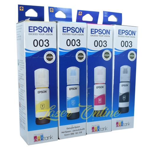 Jual Tinta Epson 003 Color Original Refill Ink Printer L3110 L3150 L ...