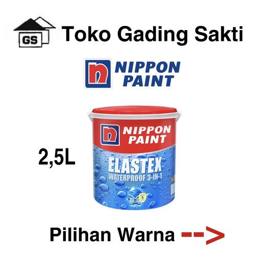 Jual Nippon Elastex Waterproof 3-In-1 (Warna Ready) Galon 2,5L ...