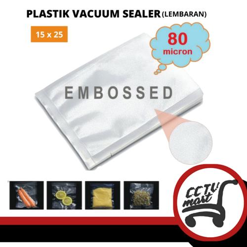 Jual PLASTIK EMBOSE PLASTIK VACUUM PLASTIK ALAT PRES - 15 x 25 - Kota ...