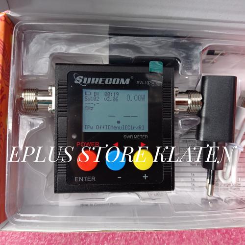 Jual Surecom SW-102 Digital Meter VHF UHF SWR 125-525Mhz powermeter ...