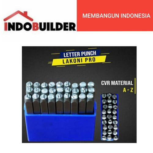Jual LAKONI PRO LETTER PUNCH 8 MM ISI 27 PC / STEMPEL BESI HURUF ...