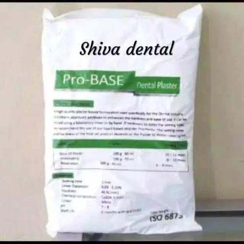 Jual PRO BASE DENTAL GIPS PUTIH/DENTAL PLASTER/SEMEN PUTIH GIGI 1 KG ...