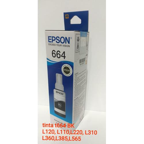Jual Tinta Epson L100 L210 Original Segel Dus Botol Black / Hitam Ink ...