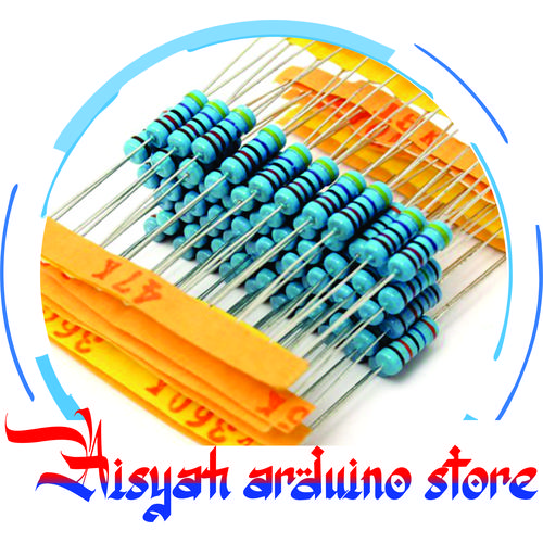 Jual 10 pcs Resistor 4k7 Ohm 4700 ohm1/4 watt 0.25 metal film 1% ...