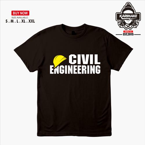 Jual Kaos Baju CIVIL ENGINEERING TEKNIK SIPIL Kaos Distro - Karimake ...
