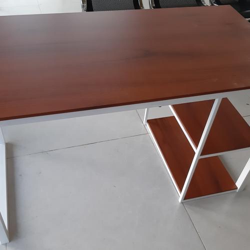 Jual Meja Kerja Modern 2 rak kokoh Multifungsi 120 x 60 cm tinggi 72cm ...
