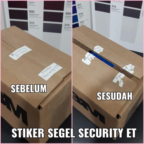 Jual Stiker Segel Pecah Telur (Sticker Security ET) - Jakarta Pusat ...