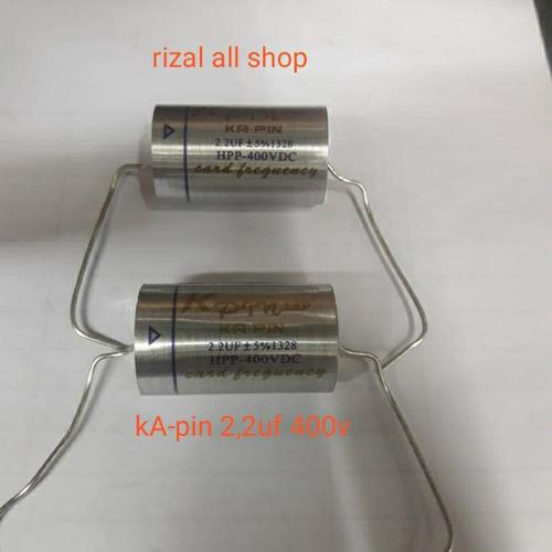Jual ka'pin 2.2uf 400v DC 5% istimewa suara jernih, harga satuan ...