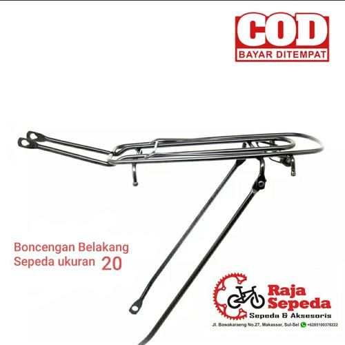 Jual RAK BAGASI BONCENGAN BELAKANG UNTUK SEPEDA LIPAT 20 INCH - Kota ...