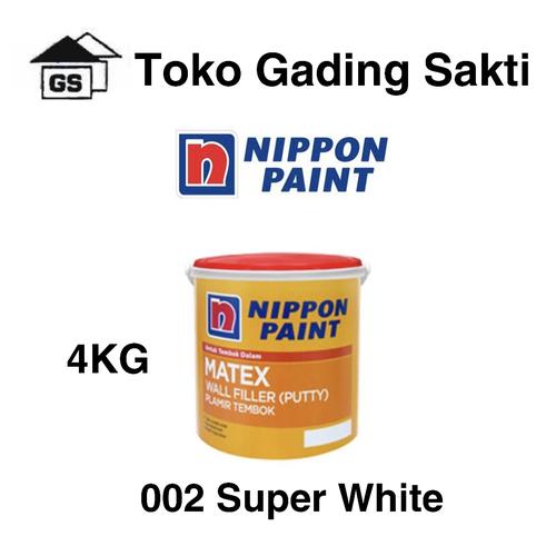 Jual Nippon Matex Wall Filler (Putty) Plamir Tembok Galon 4KG - Jakarta ...