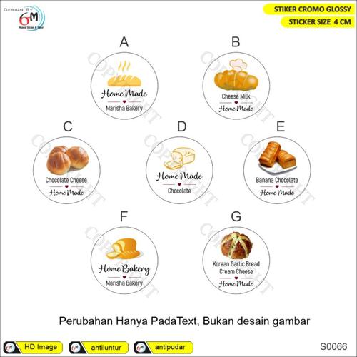 Jual Stiker Label ROTI CUSTOM NAMA - BUlat 4 CM - Kota Depok - Depok ...