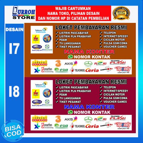 Jual Spanduk / Banner Konter Cell / Celluler Desain 9 - 100X50 ...