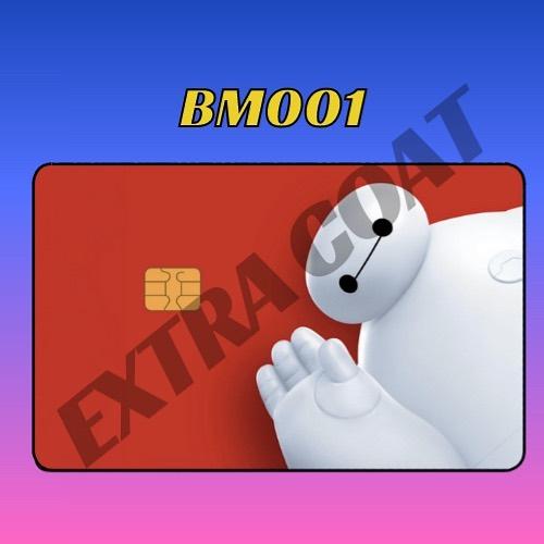 Jual Geto card skin kartu atm sticker emoney BAYMAX BM001-BM005 - BM001, HALF CARD CHIP - Kota ...