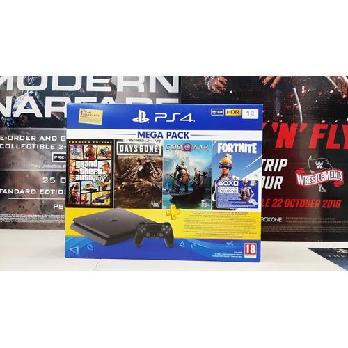 Jual PS4 PS 4 PLAYSTATION 4 SLIM BUNDLE MEGAPACK 1TB GARANSI Resmi SONY ...