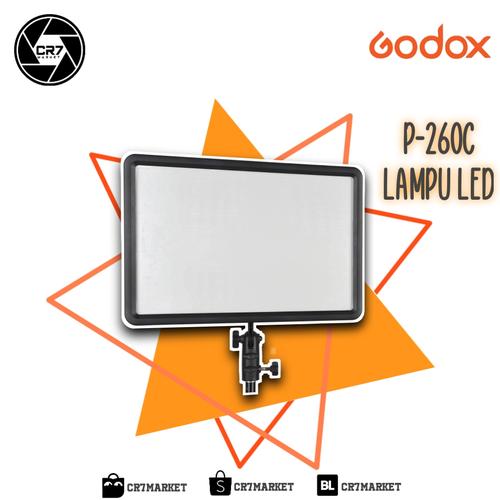 Jual Godox LED P-260C Continuous Video Light - 1bat + 1charger ...