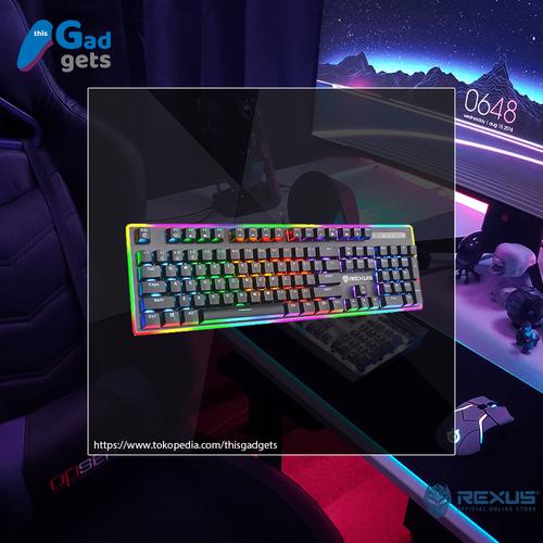 Jual Rexus MX10 Keyboard Gaming Mechanical Rexus Legionare RGB - Merah ...