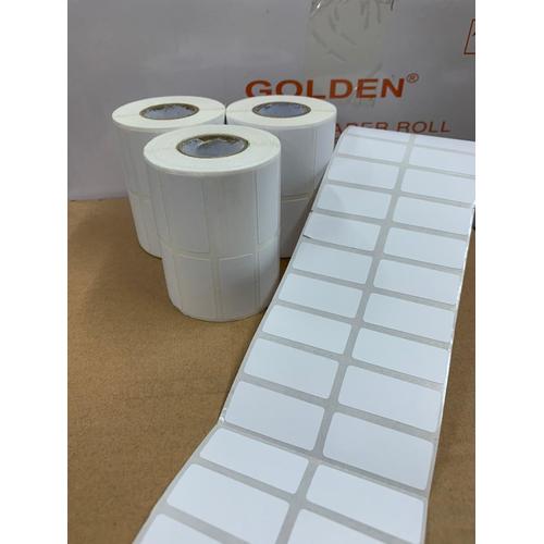 Jual LABEL THERMAL BARCODE 33 X 19 mm DIRECT THERMAL 33x19 mm 2 LINE ...