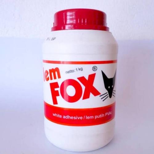 Jual Lem Fox Botol Lem Putih PVAC Lem Kayu Botol 1000 gram 1 Kg ...