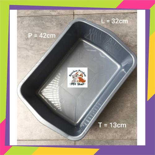 Jual Litter Box Bak Pasir Kucing Baskom Pup Ukuran L Bak Kucing Kotak ...