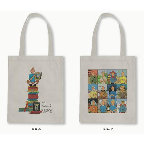 Jual TOTE BAG BLACU 30X40 - TINTIN series.02 - 10, POLOS - Kota Bekasi ...