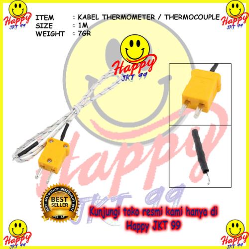 Jual K TYPE THERMOCOUPLE PROBE SENSOR PANAS SUHU 20 SD 500 DERAJAT ...