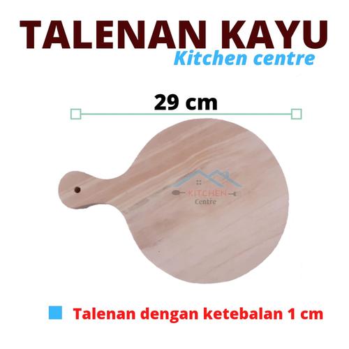 Jual Talenan kayu talenan pizza bulat talenan kayu pinus - Kota Bandung ...
